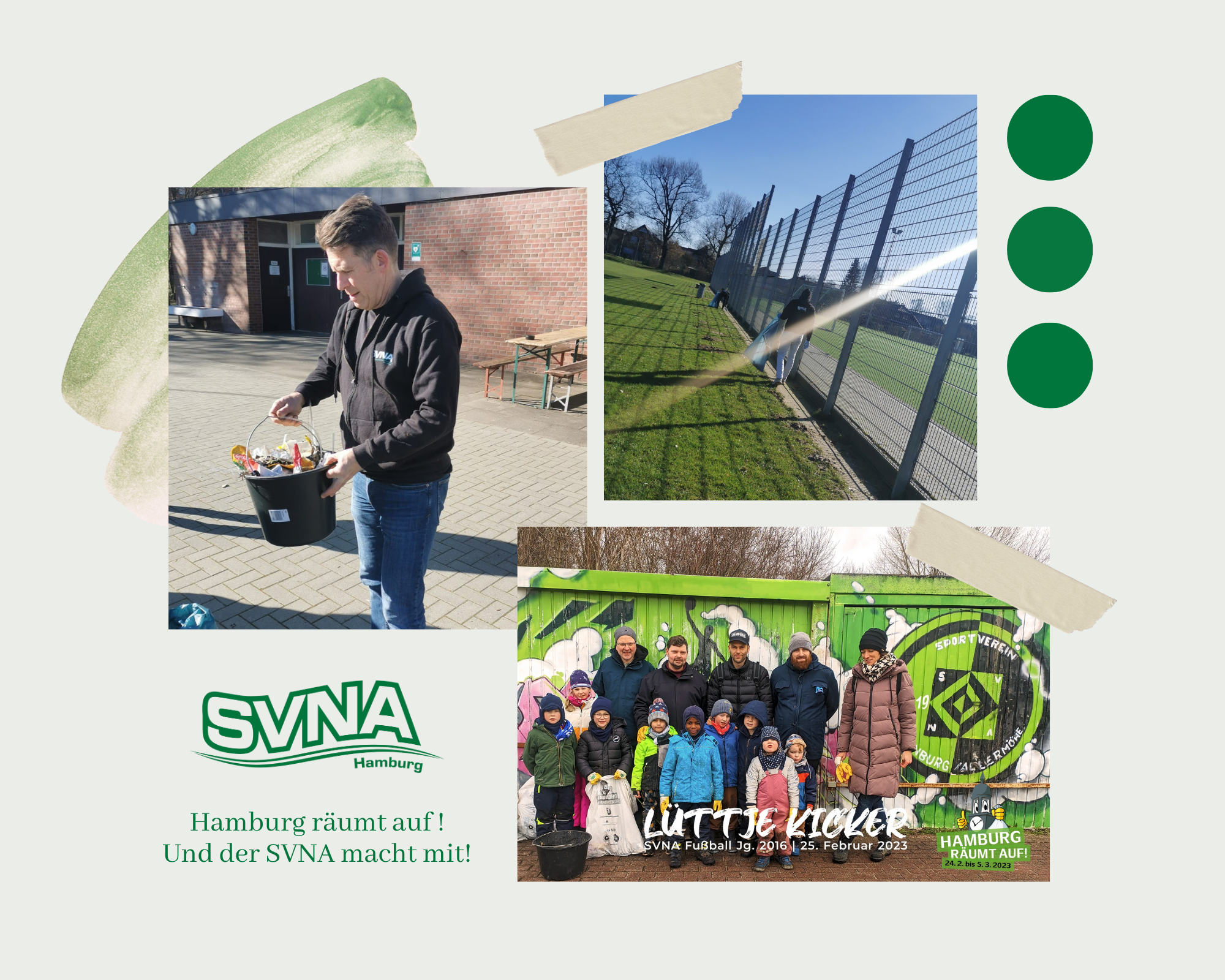 Frühjahrsputz – Hamburg räumt auf! – SVNA – Sport in Hamburg Bergedorf